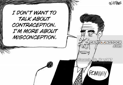 Contraception News and Political Cartoons