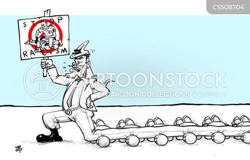 Race Relations Cartoons and Comics - funny pictures from CartoonStock