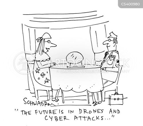 Cyber War Cartoons and Comics - funny pictures from CartoonStock