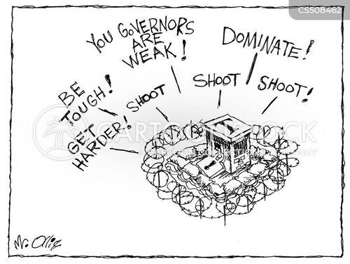 Rioters Cartoons and Comics - funny pictures from CartoonStock