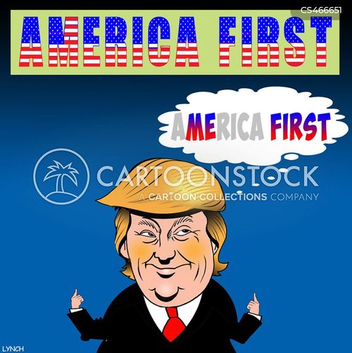 America First Cartoons and Comics - funny pictures from CartoonStock