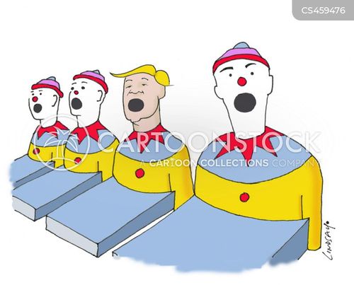 Trump Clown Cartoons and Comics - funny pictures from CartoonStock
