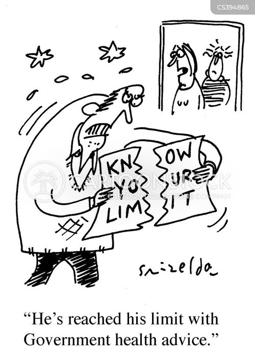 Know Your Limit Cartoons and Comics - funny pictures from CartoonStock