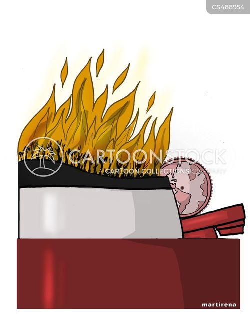 Forest Fire Cartoons and Comics - funny pictures from CartoonStock