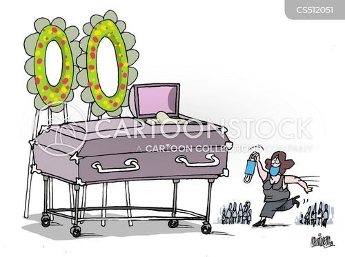 Balloon Funeral Cartoons and Comics - funny pictures from CartoonStock
