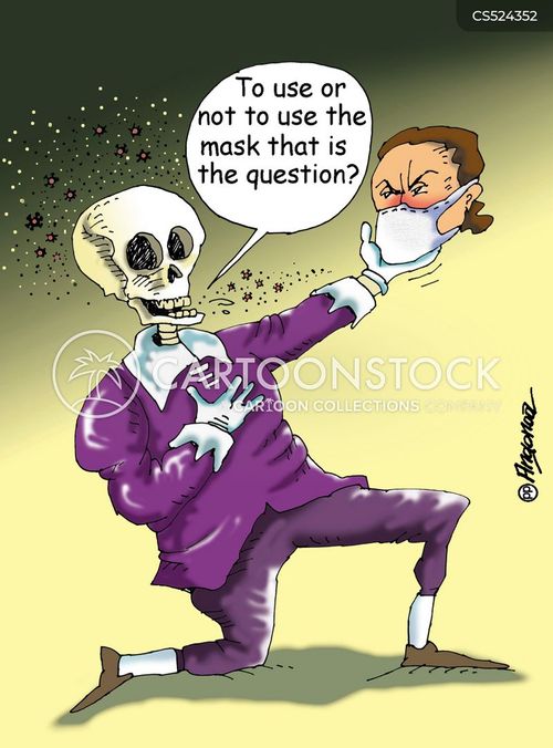 Facial Covering Cartoons and Comics - funny pictures from CartoonStock