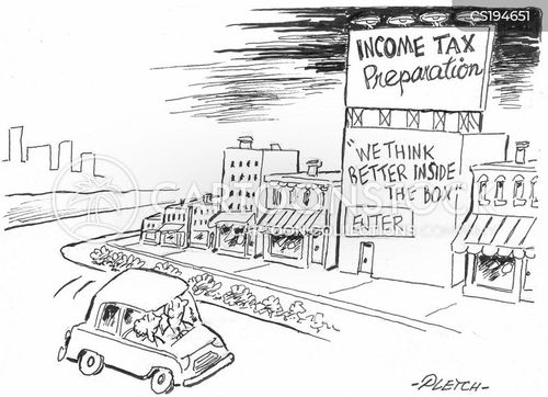 Income Tax Cartoons and Comics - funny pictures from CartoonStock