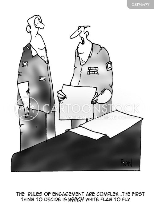 Rules Of Engagement Cartoons and Comics - funny pictures from CartoonStock