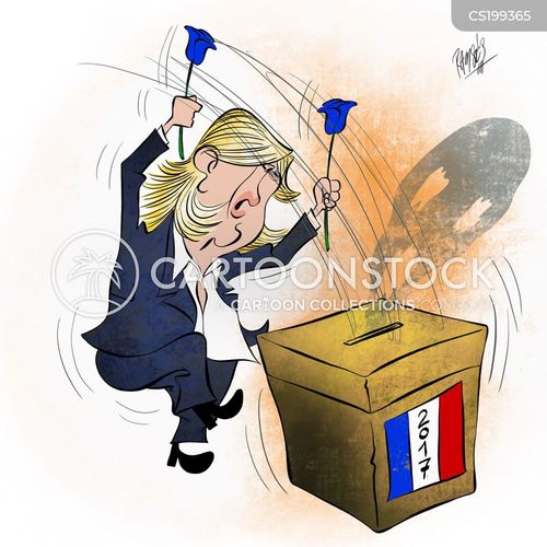 Le Pen Cartoons and Comics - funny pictures from CartoonStock