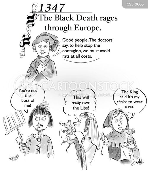 Black Death Cartoons and Comics - funny pictures from CartoonStock