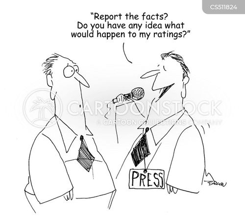 News Reporter Cartoons and Comics - funny pictures from CartoonStock