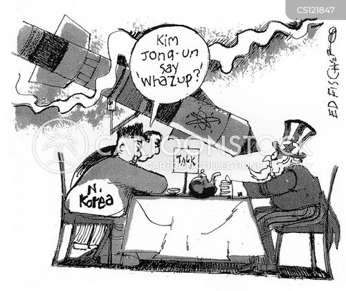 38th Parallel Cartoon