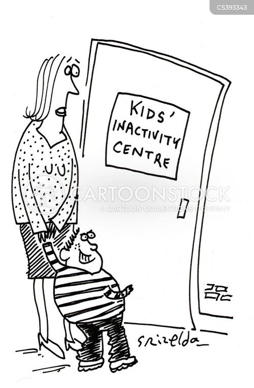 Obese Children Cartoons and Comics - funny pictures from CartoonStock