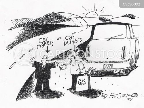 Vehicle Consumption Cartoons and Comics - funny pictures from CartoonStock