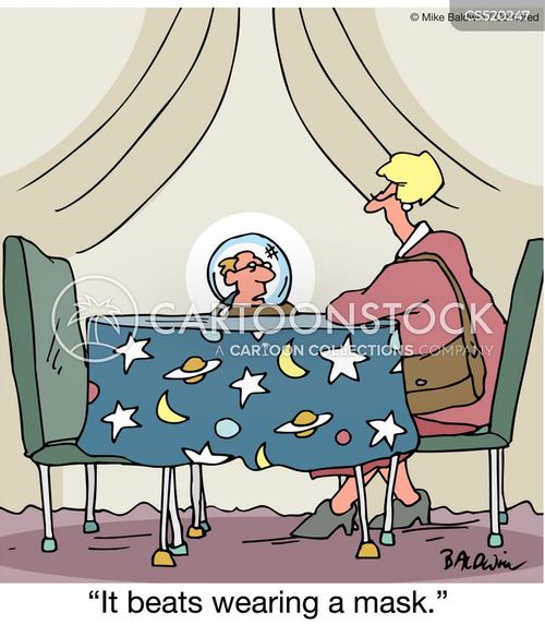 Masking Cartoons and Comics - funny pictures from CartoonStock