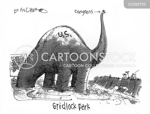House Gridlock Cartoons and Comics - funny pictures from CartoonStock