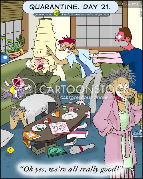 Isolation Struggles Cartoons and Comics - funny pictures from CartoonStock