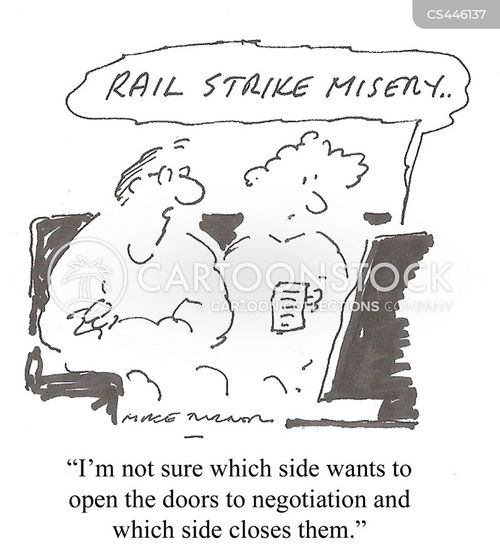 Rail Strike Cartoons and Comics - funny pictures from CartoonStock