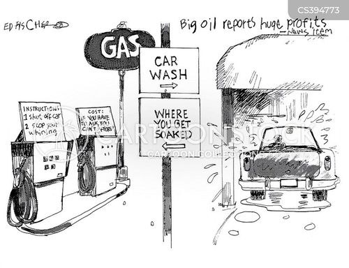 Fuel Saving Trick Cartoons and Comics - funny pictures from CartoonStock