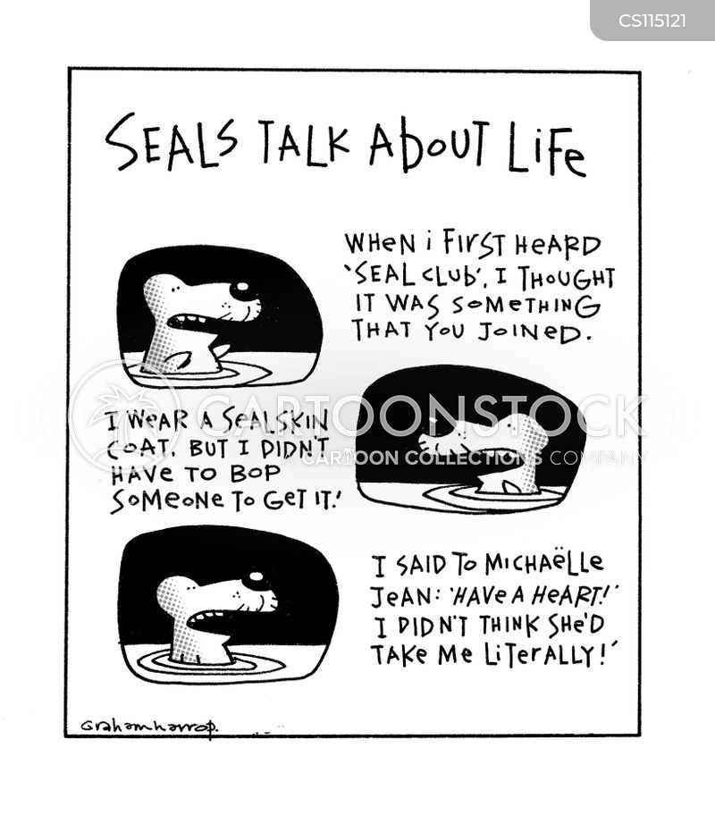 Seal Hunting Cartoons and Comics - funny pictures from CartoonStock