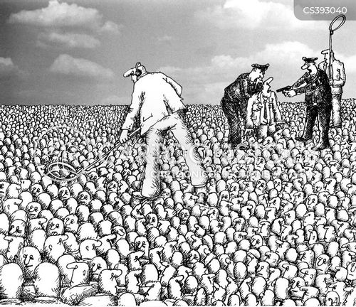Crowd Estimation Cartoons and Comics - funny pictures from CartoonStock