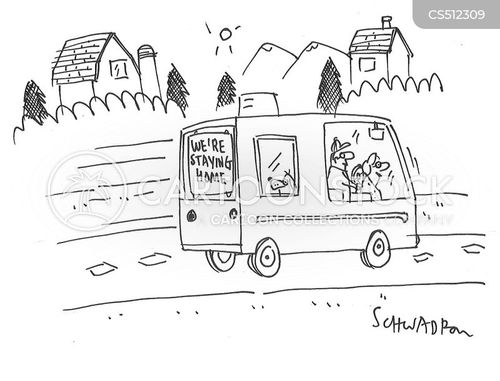 Campervan Cartoons and Comics - funny pictures from CartoonStock