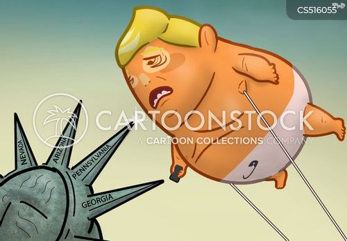 Baby Trump Cartoons and Comics - funny pictures from CartoonStock
