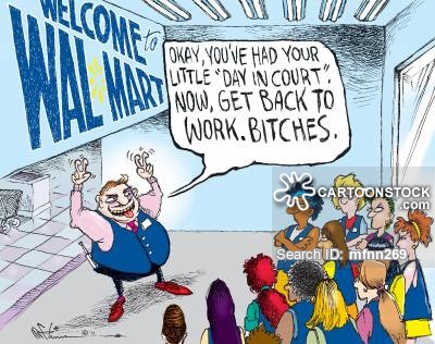 Walmart Shopping Cartoon