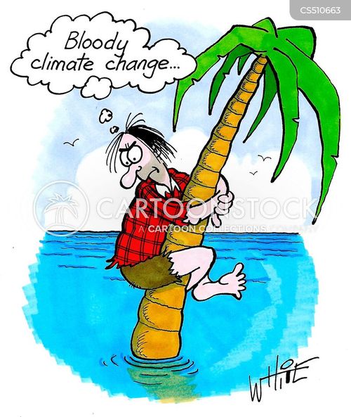 Rising Sea Levels News and Political Cartoons