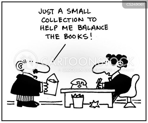 Balancing The Books Cartoons and Comics - funny pictures from CartoonStock