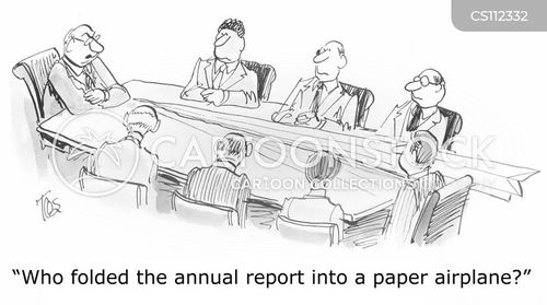 Annual Reports Cartoons and Comics - funny pictures from CartoonStock