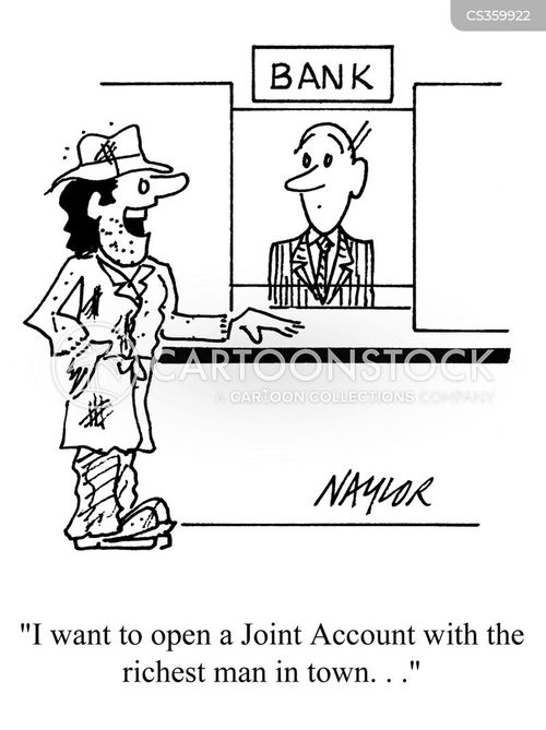 Joint Account Cartoons and Comics - funny pictures from CartoonStock