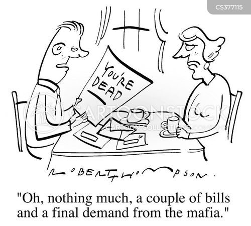 Final Demand Cartoons and Comics - funny pictures from CartoonStock