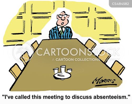 Absenteeism Cartoons and Comics - funny pictures from CartoonStock