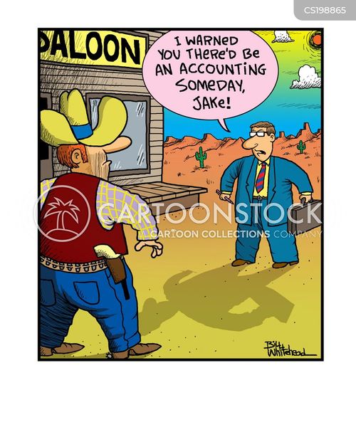 Gunfight Cartoons and Comics - funny pictures from CartoonStock