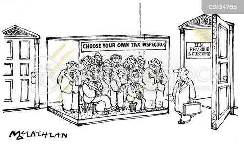 Inland Revenue Audit Cartoons and Comics - funny pictures from CartoonStock