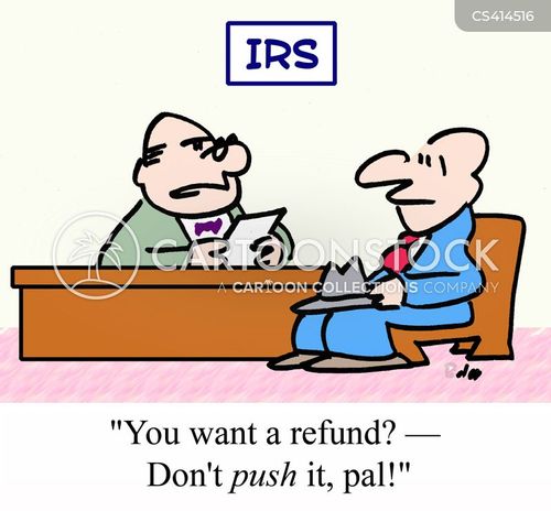 Refund Cheque Cartoons and Comics - funny pictures from CartoonStock