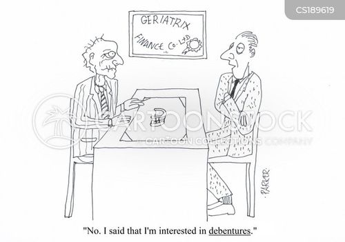 Debenture Cartoons and Comics - funny pictures from CartoonStock