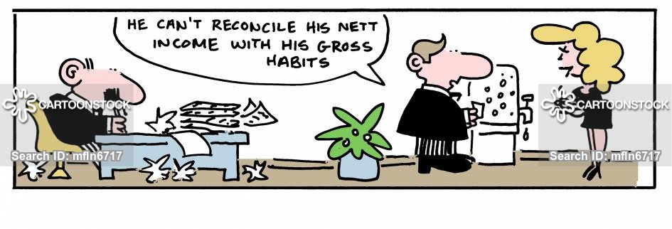 Net Income Cartoons and Comics - funny pictures from CartoonStock