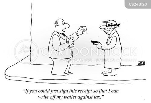 Tax Write Off Cartoons and Comics - funny pictures from CartoonStock