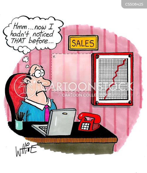 Sales Graph Cartoons and Comics - funny pictures from CartoonStock