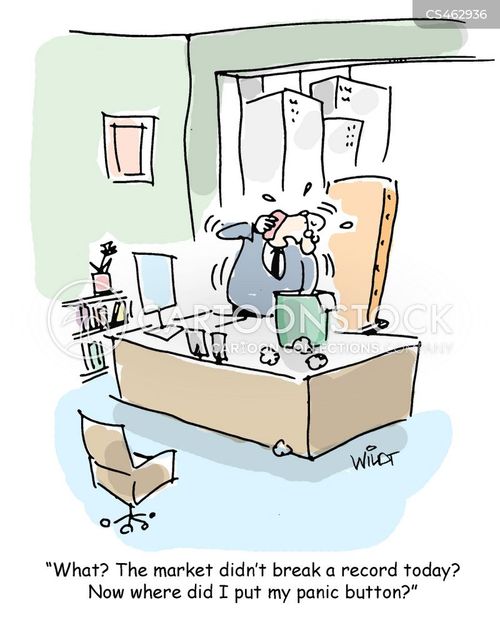 Panic Button Cartoons and Comics - funny pictures from CartoonStock