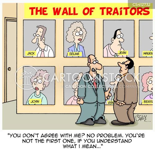 Traitors Cartoons and Comics - funny pictures from CartoonStock