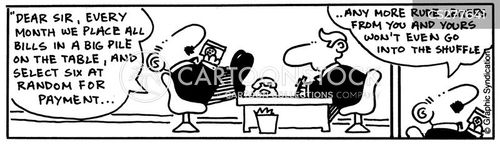 Invoice Cartoons and Comics - funny pictures from CartoonStock