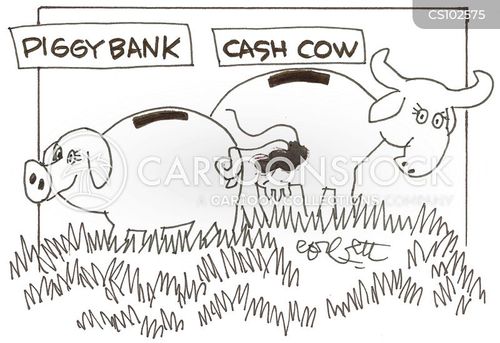 Cash Cow Cartoons and Comics - funny pictures from CartoonStock