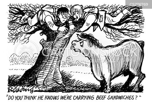 Beef Sandwiches Cartoons and Comics - funny pictures from CartoonStock