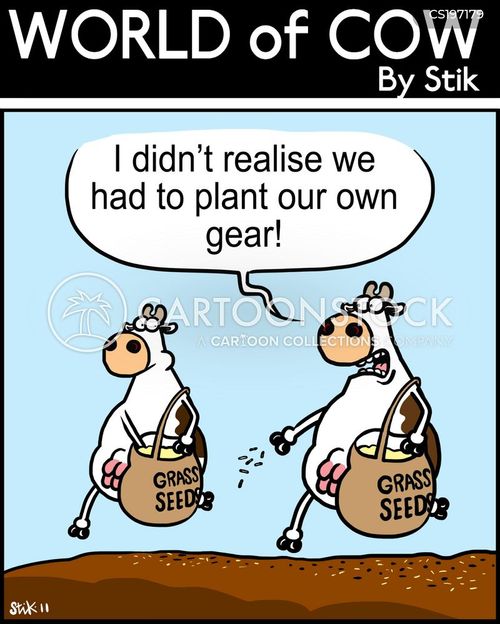 Grass Seed Cartoons and Comics - funny pictures from CartoonStock