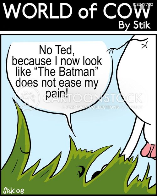 Batman Eating Cartoons and Comics - funny pictures from CartoonStock
