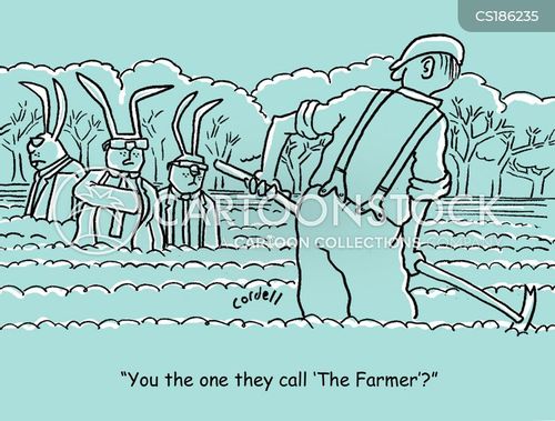 Hoe Cartoons and Comics - funny pictures from CartoonStock