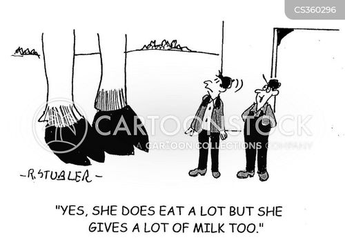 Milking Barn Cartoons and Comics - funny pictures from CartoonStock